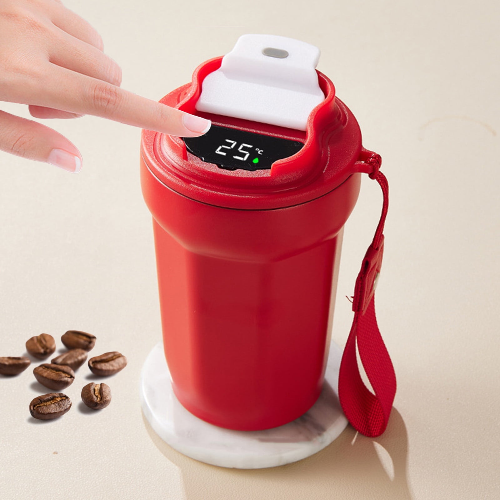 Yuanzi Double Layer Mug, Stylish Insulated Coffee Cup, Durable 316 ...