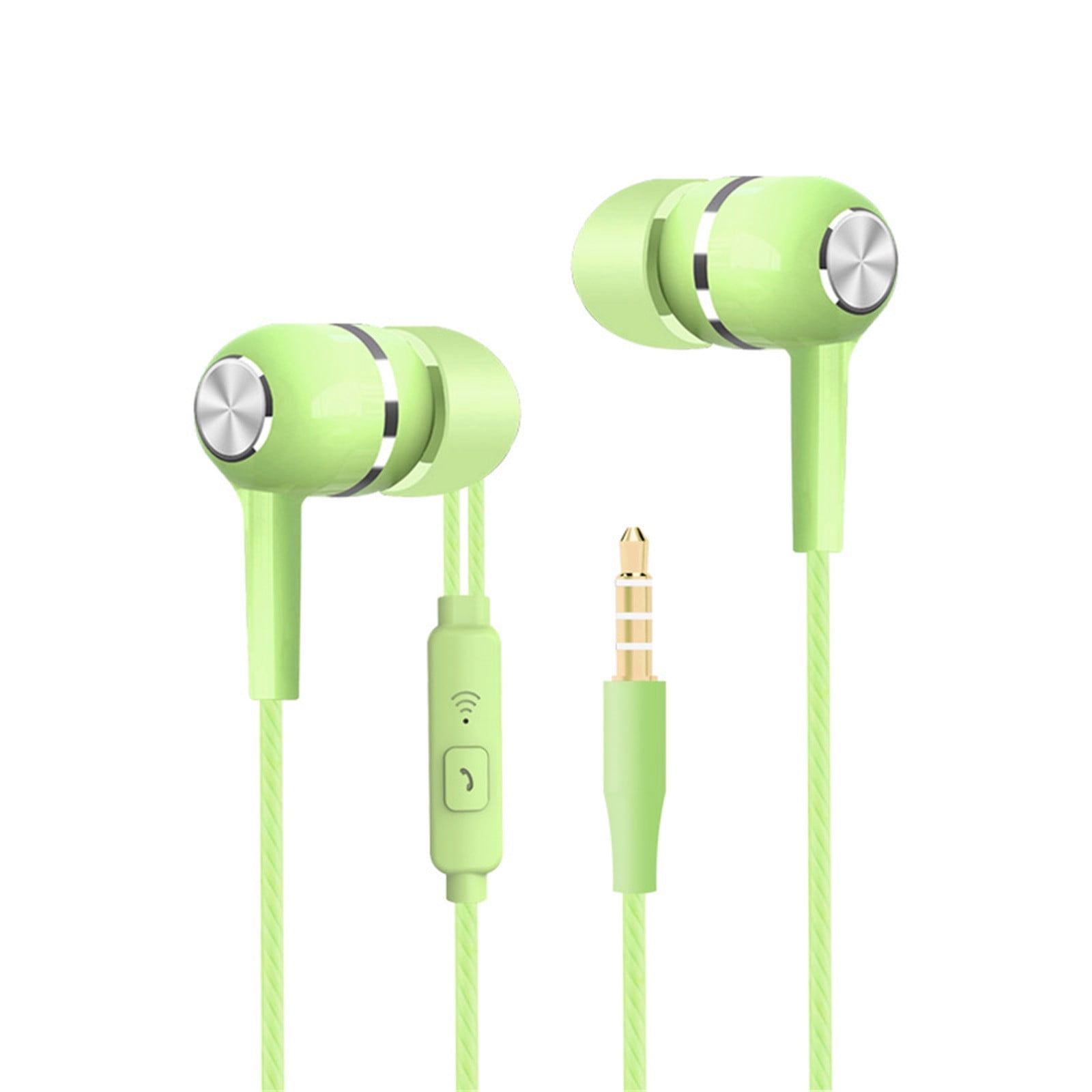 Yuanzi In-Ear HD Earbuds with Built-in Microphone, Noise Isolating ...