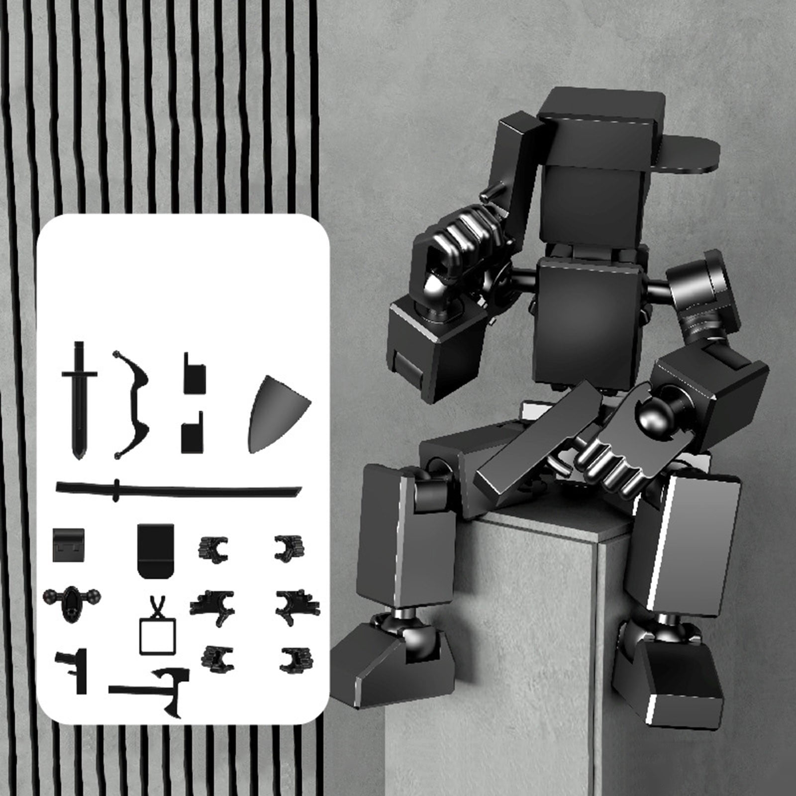 Yuanzi Multi-Joint Articulated DIY Action Figure Kit | 3 Hand Gestures ...