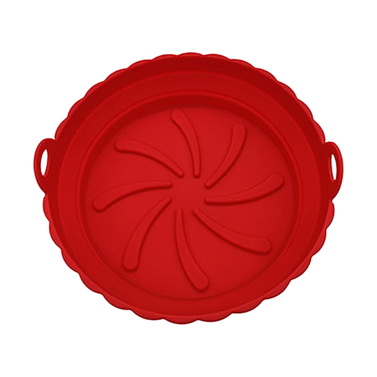 Yuanzi Reusable Gas Fryer Baking Tray, Flower Shaped Fryer Pad, Raised ...