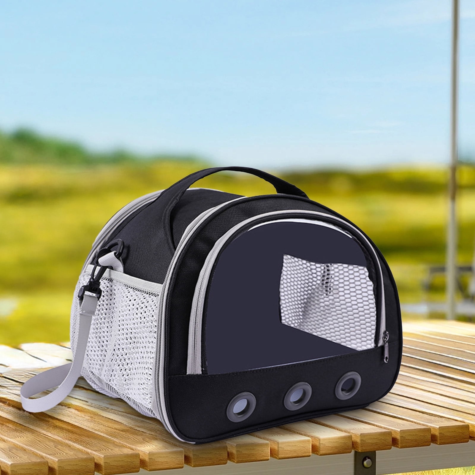Yuanzi Travel Carrier, Portable Bag with Ventilated Mesh, Foldable Bird ...