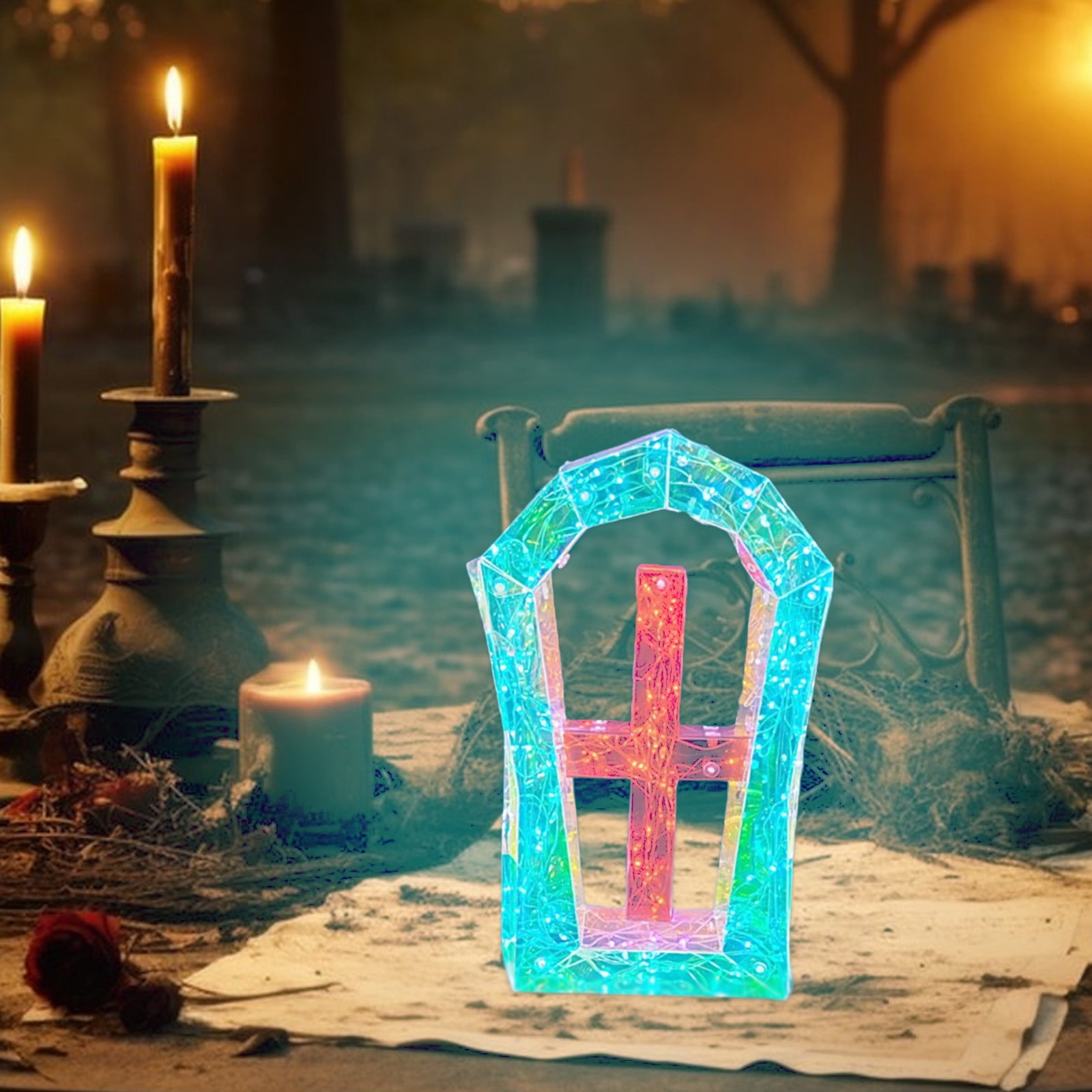 Yuanzi USB Halloween Night Light - LED Color Changing Glowing Holy ...