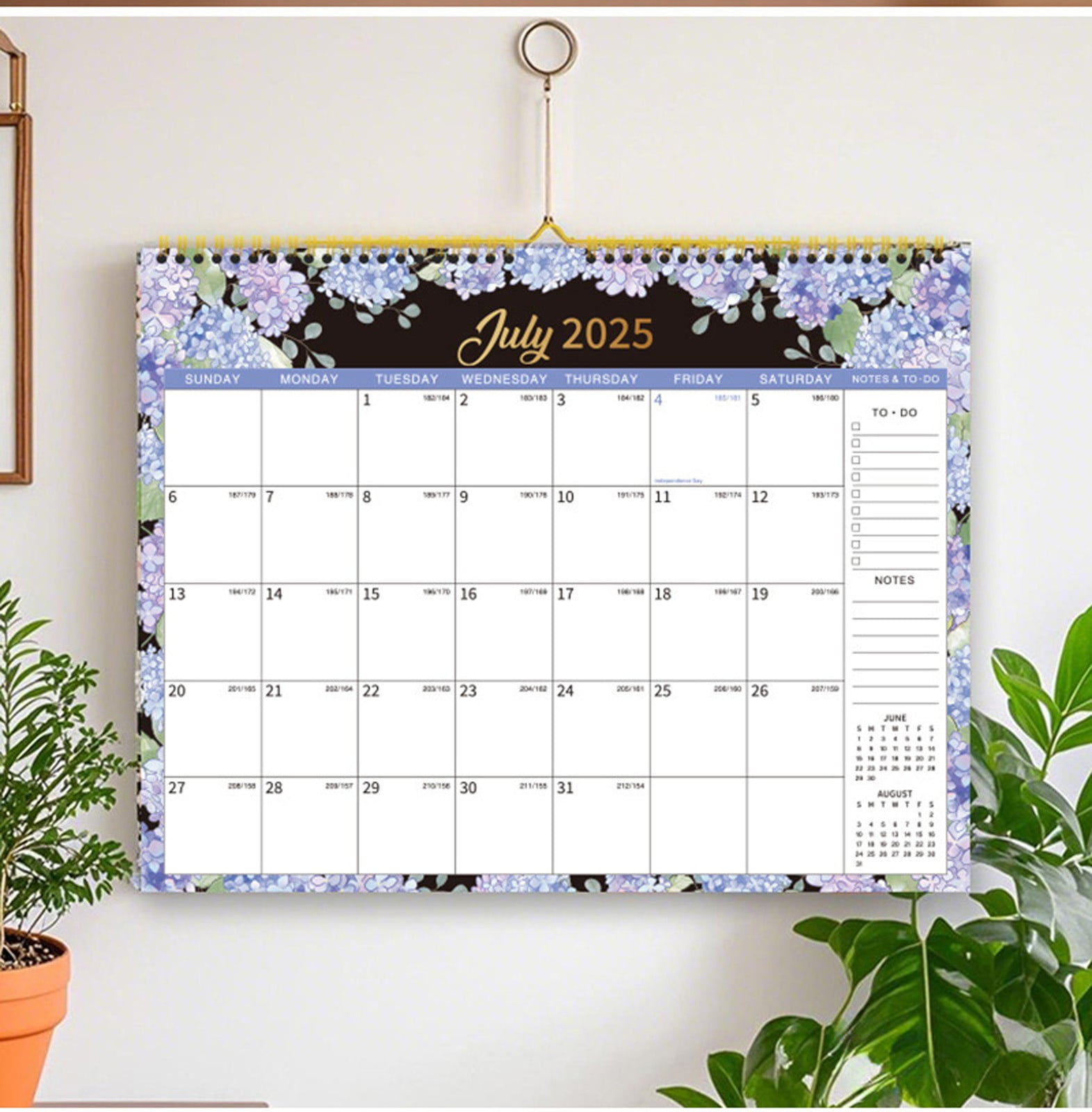 Yuanzi Wall Calendar, Beautiful National Parks Theme, 2025-2026 Double ...
