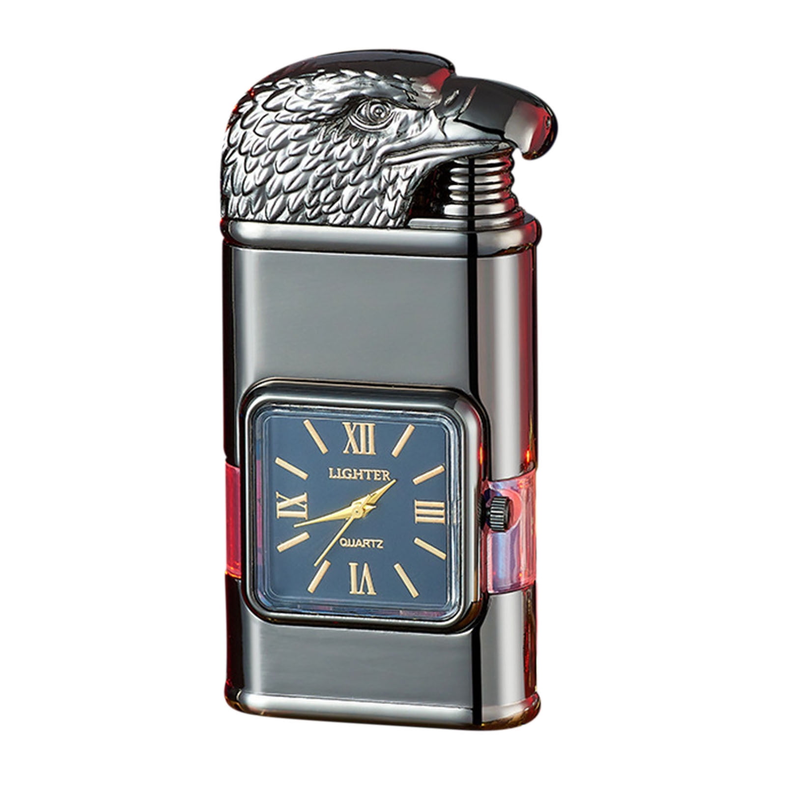 Yuanzi Windproof Lighter, Vintage Watch Bezel Flame Torch, Refillable ...