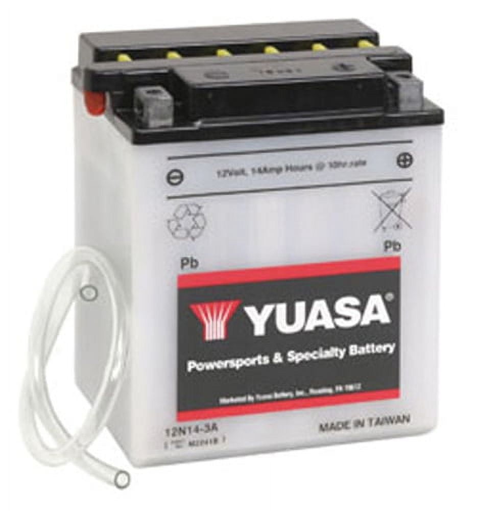 Yuasa 12N14 3A Conventional 12 Volt Battery - Walmart.com
