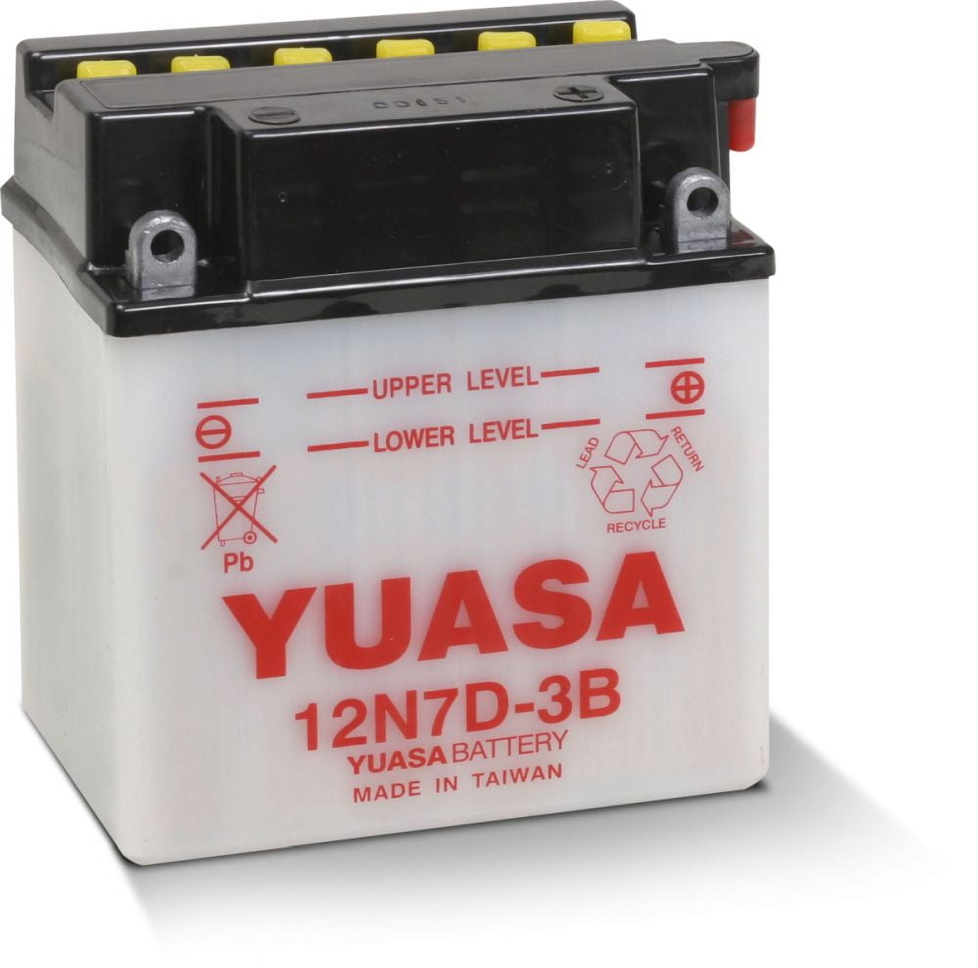 Yuasa 12N7D-3B ATV Motorcycle Size 12 Volt Battery-YUAM227DB - Walmart.com