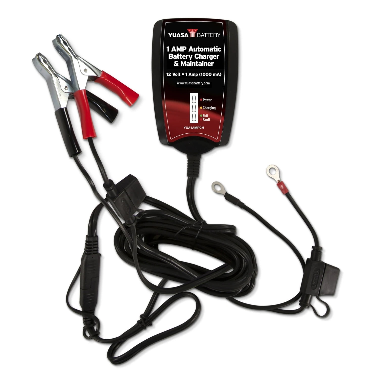 Yuasa Battery Charger Maintainer Automatic 1A 010926 - Walmart.com