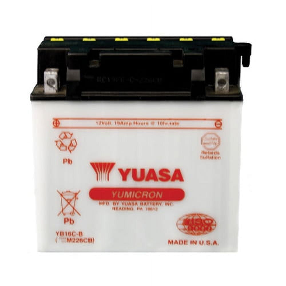 Yuasa YB16C-B Yumicron-12 Volt Battery-YUAM226CB - Walmart.com
