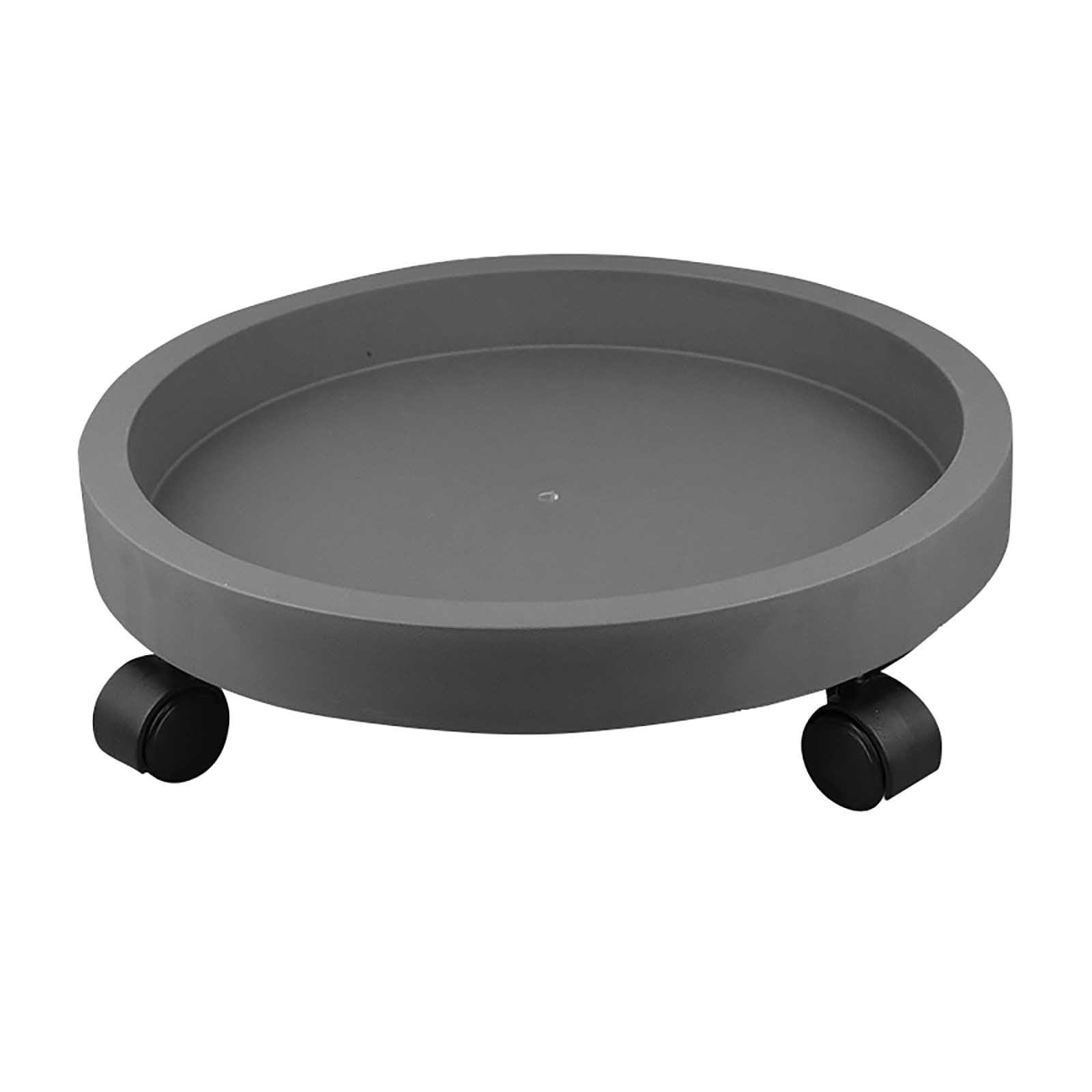 Yubatuo 11.2 inch Plant Pallet Caddy,Round Flower Pot Mover,Indoor ...