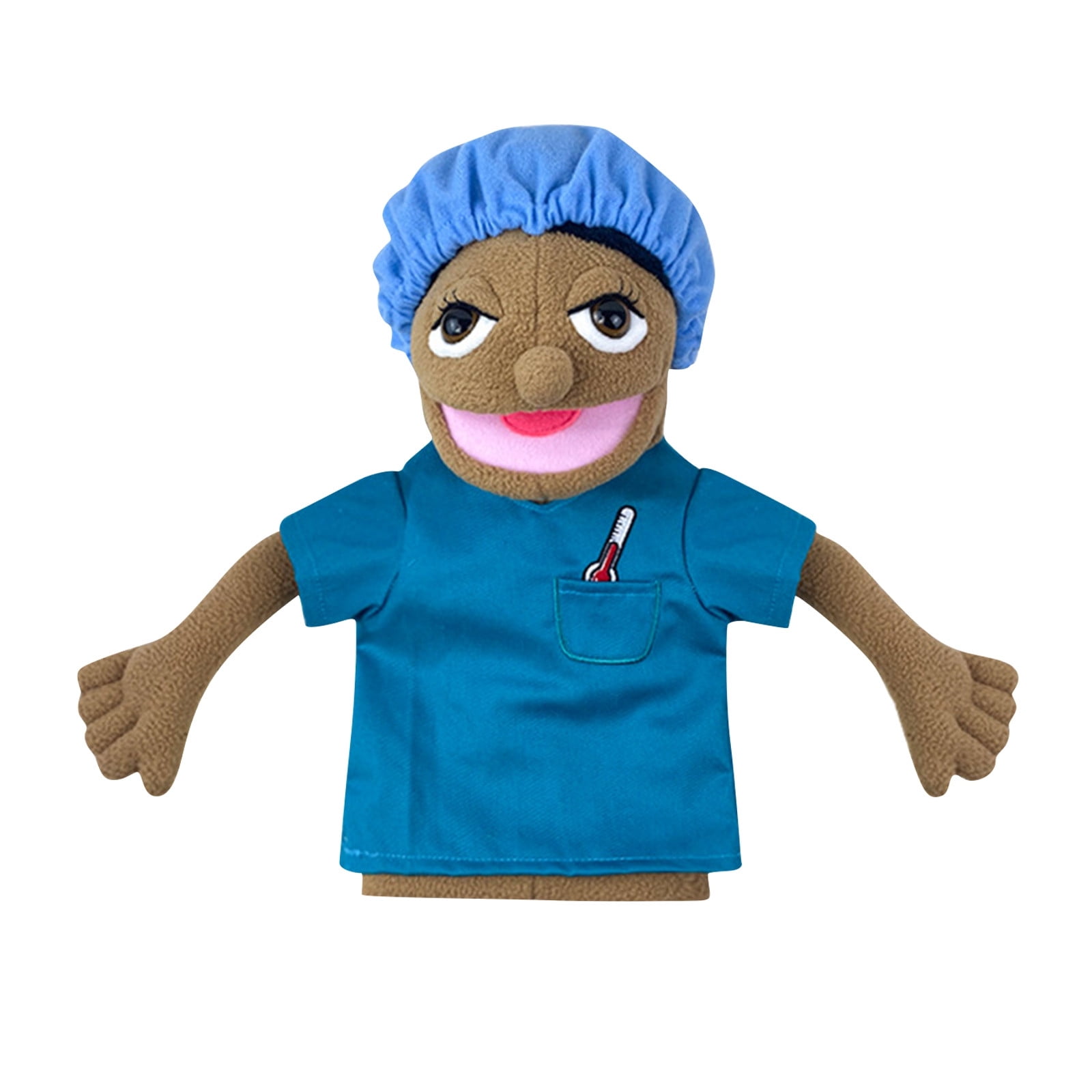 Yubatuo 11.7" Doctor Puppet Plush Toy, Soft Plushies Toy Hand Puppet ...