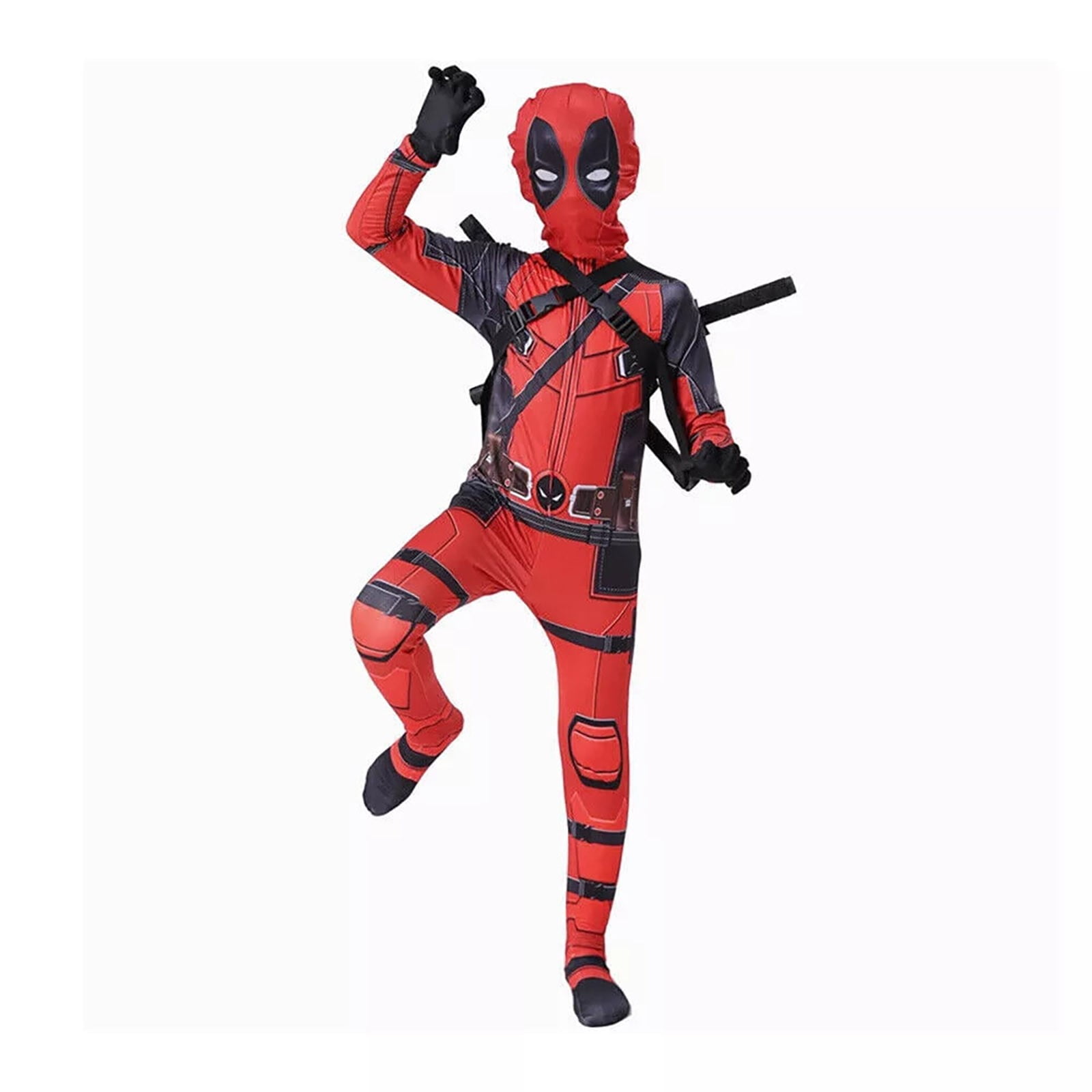 Yubatuo Kids Deadpool Costume for Halloween, Deadpool & Wolverine in a ...