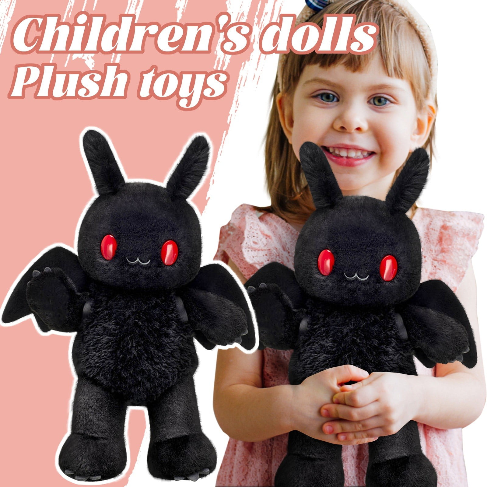Yubatuo Mothman Plush Toys, Kawaii Looks Monster Plushies Doll,Cute Stuffed Animals Soft Plush ...