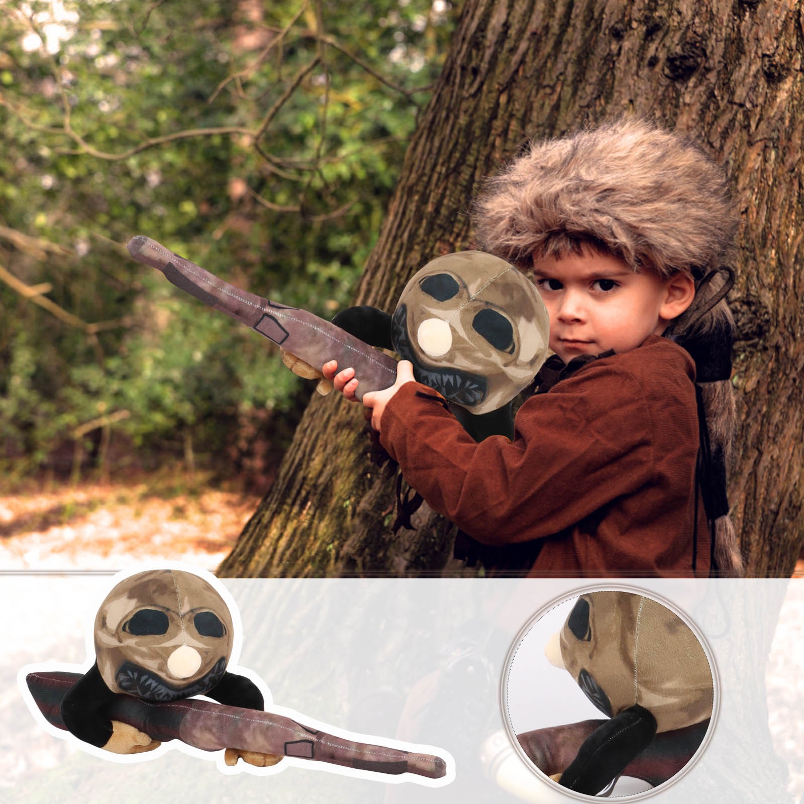 Yubatuo Shotgun Russian Roulette Plush Figures, Video Game Buckshot ...