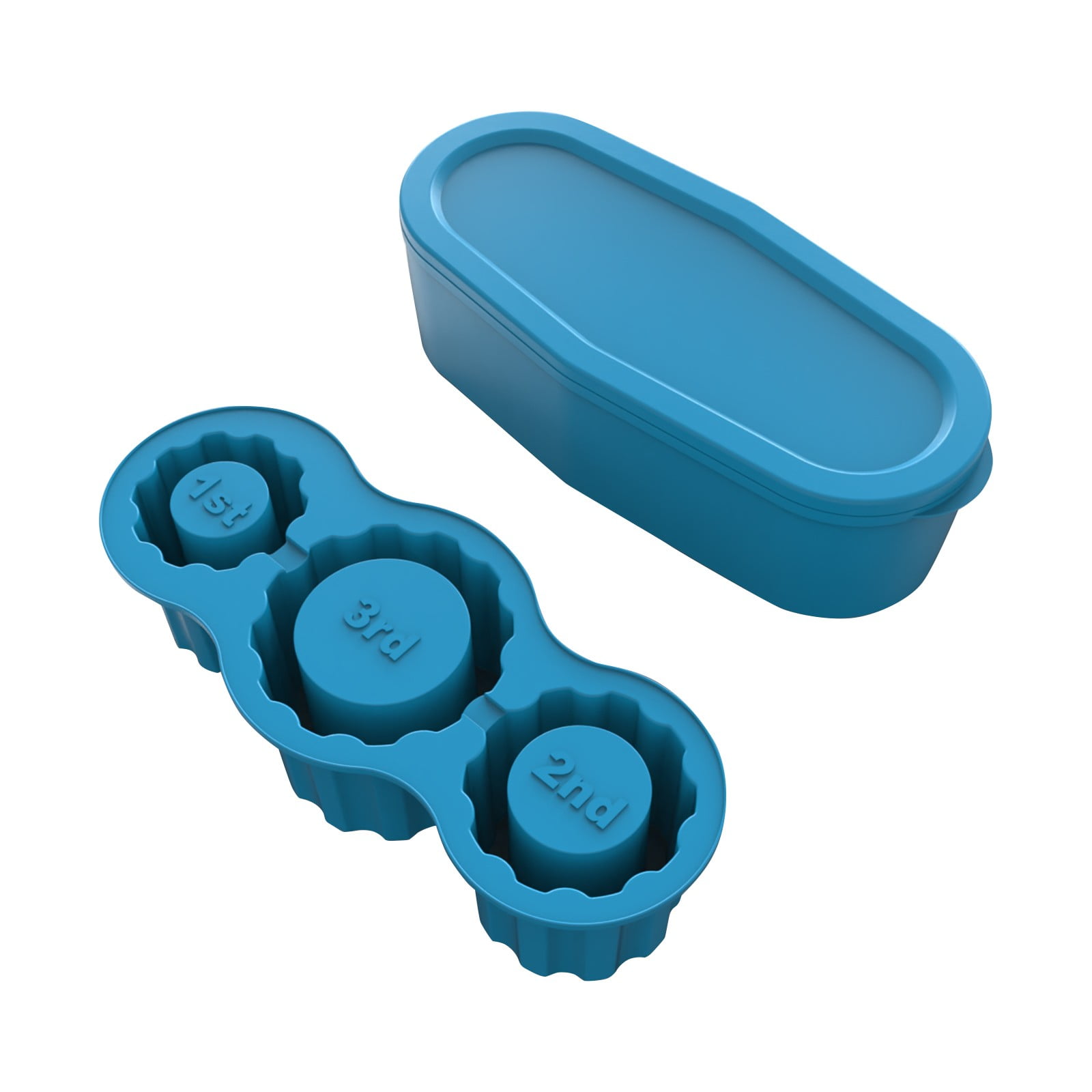 Yubatuo Wine Glasses Ice Maker Can Make 3 Ice Cubes Bartender Kit For Bar Silicone Ice Cube