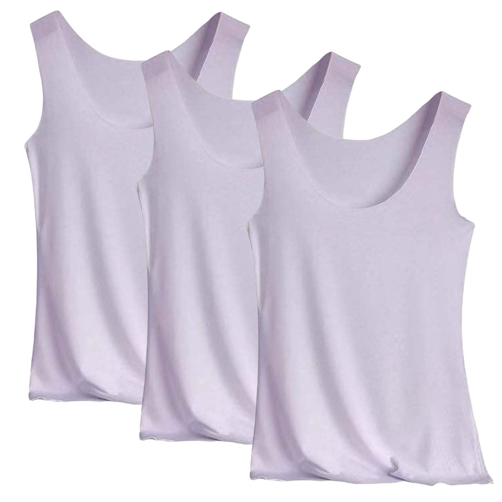 Yubnlvae 3-Piece Cooling Tank Tops - Silky Smooth Base Layers for Hot ...