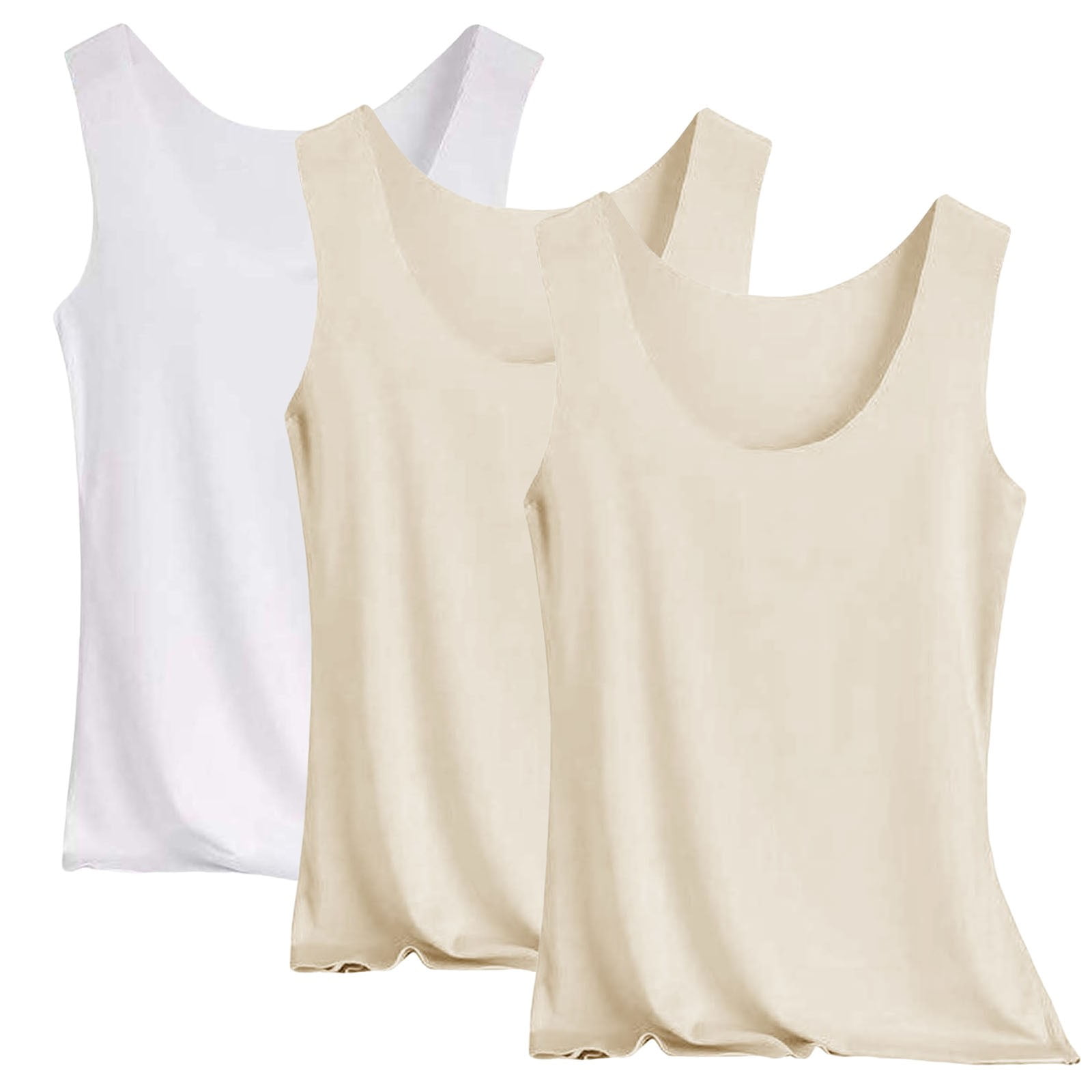 Yubnlvae 3-Piece Cooling Tank Tops - Silky Smooth Base Layers for Hot ...