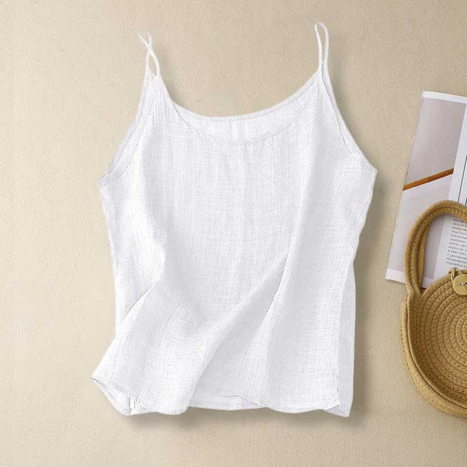 Yubnlvae Folk Style Cotton Linen Tank Top - Summer Layering Essential ...