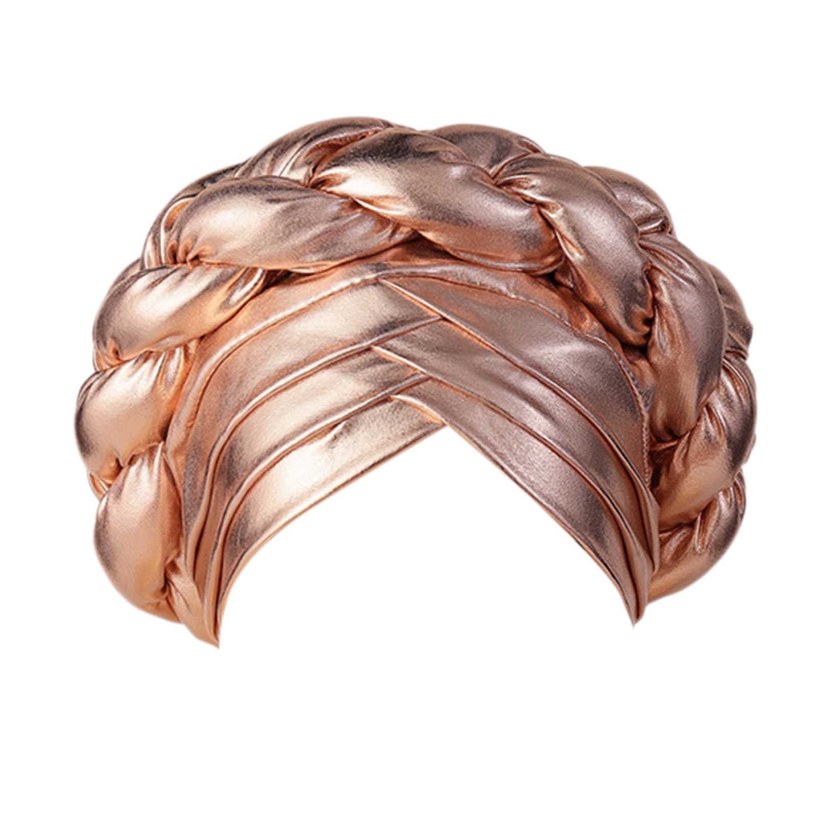 Yubnlvae Headbands for Women Fashion Women Beading Braid Hat Muslim ...