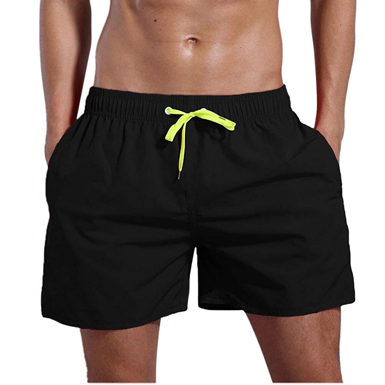 Yubnlvae Mens Swim Trunks Shorts Plus Size Leisure Color Sports ...