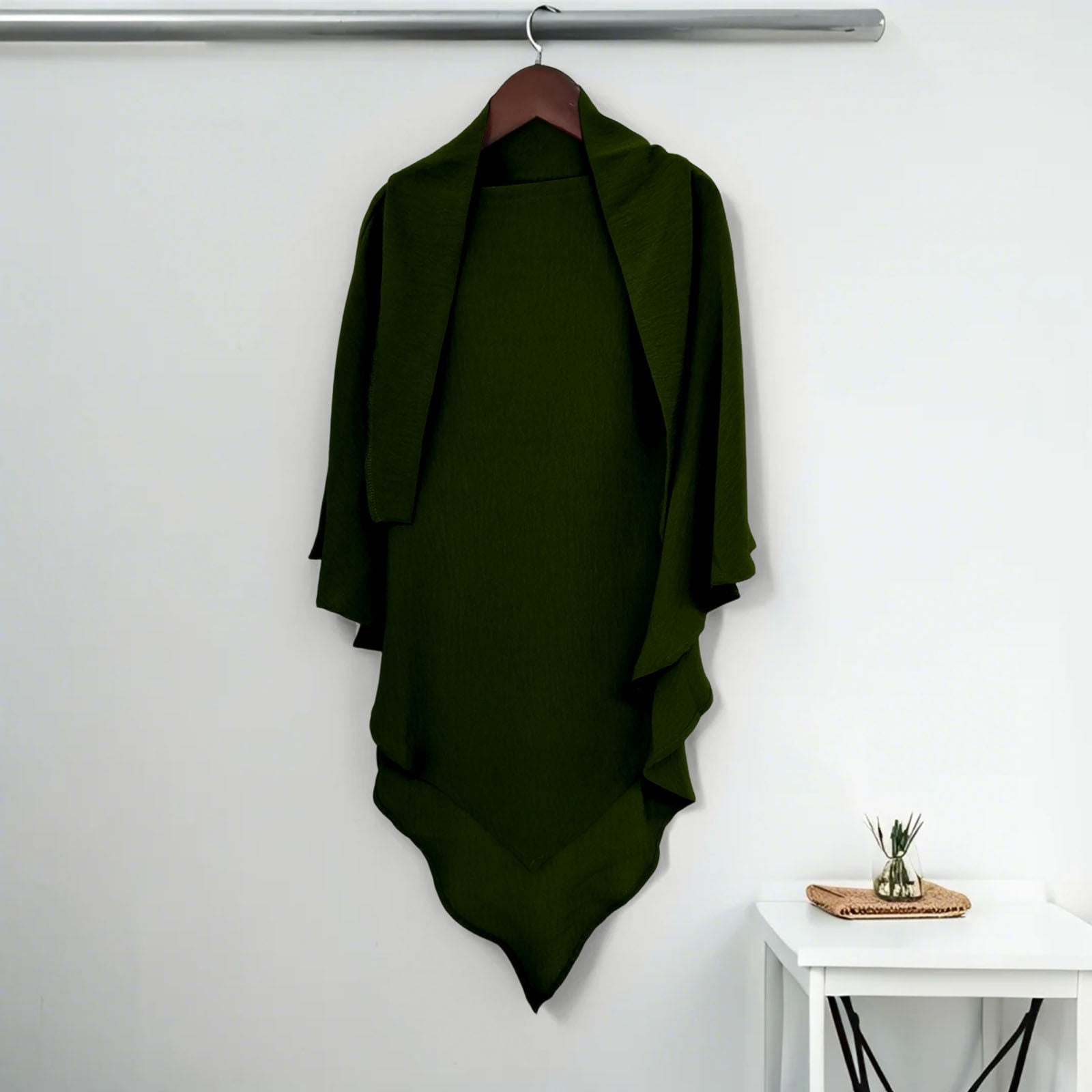 Yubnlvae Muslim Girl's Plain Prayer Hijab Scarf - Modest Head Covering ...