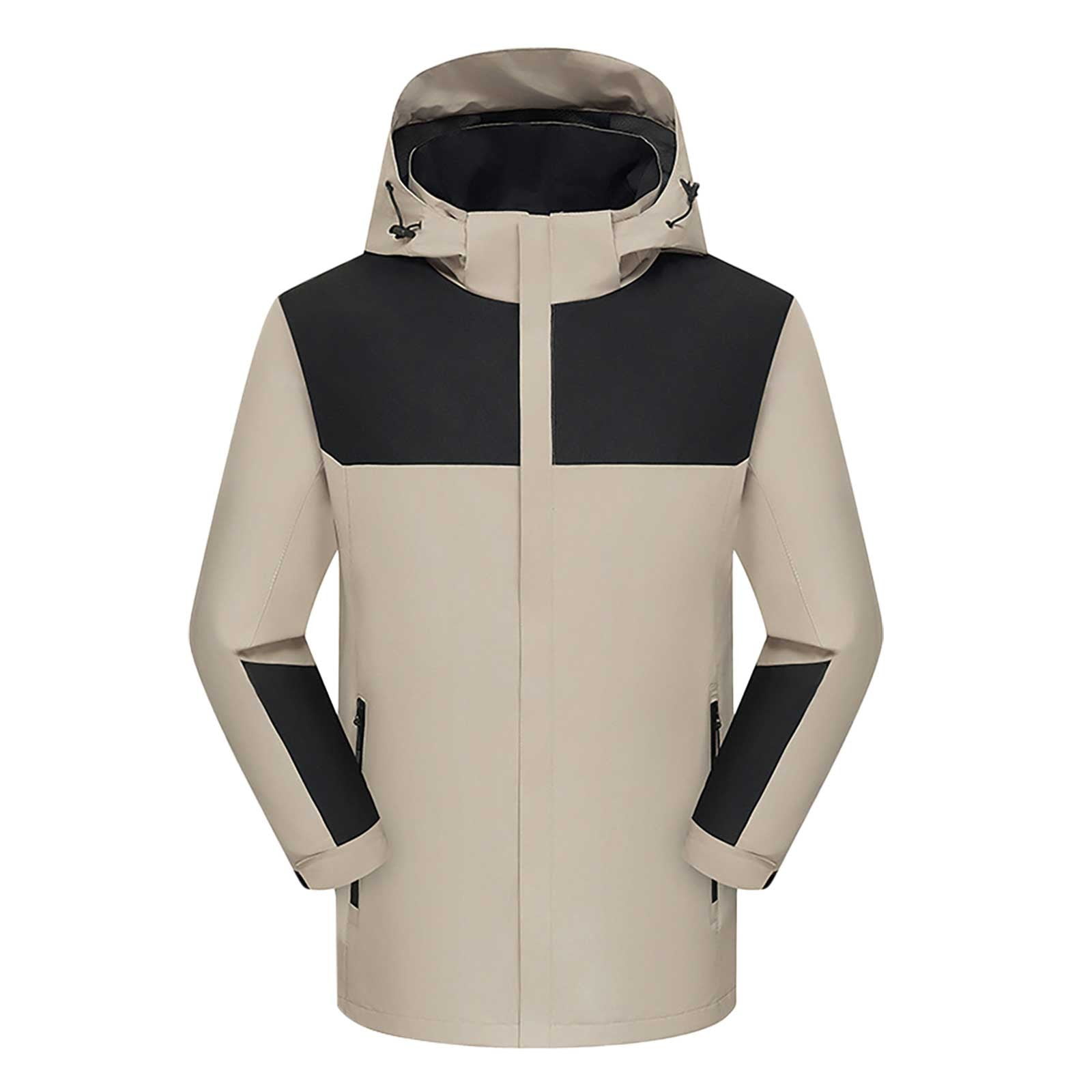 Yubnlvae Navy Rain Jacket Unisex Sun Packable Wind Jacket Raincoat with ...