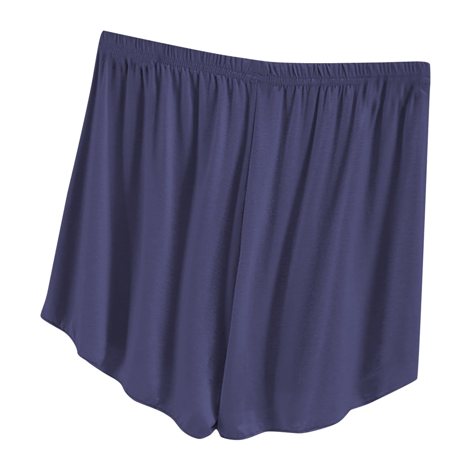 Yubnlvae Plus Size Women's High Waist Lounge Shorts - Modal Stretch ...