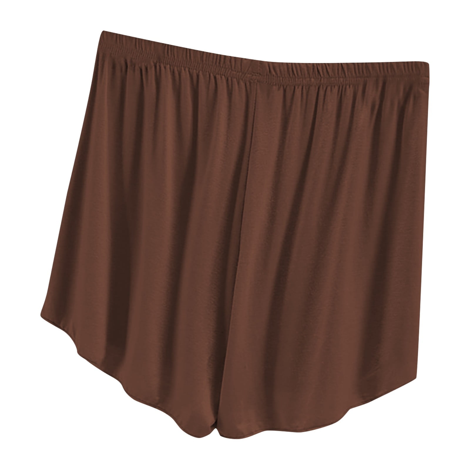 Yubnlvae Plus Size Women's High Waist Lounge Shorts - Modal Stretch ...