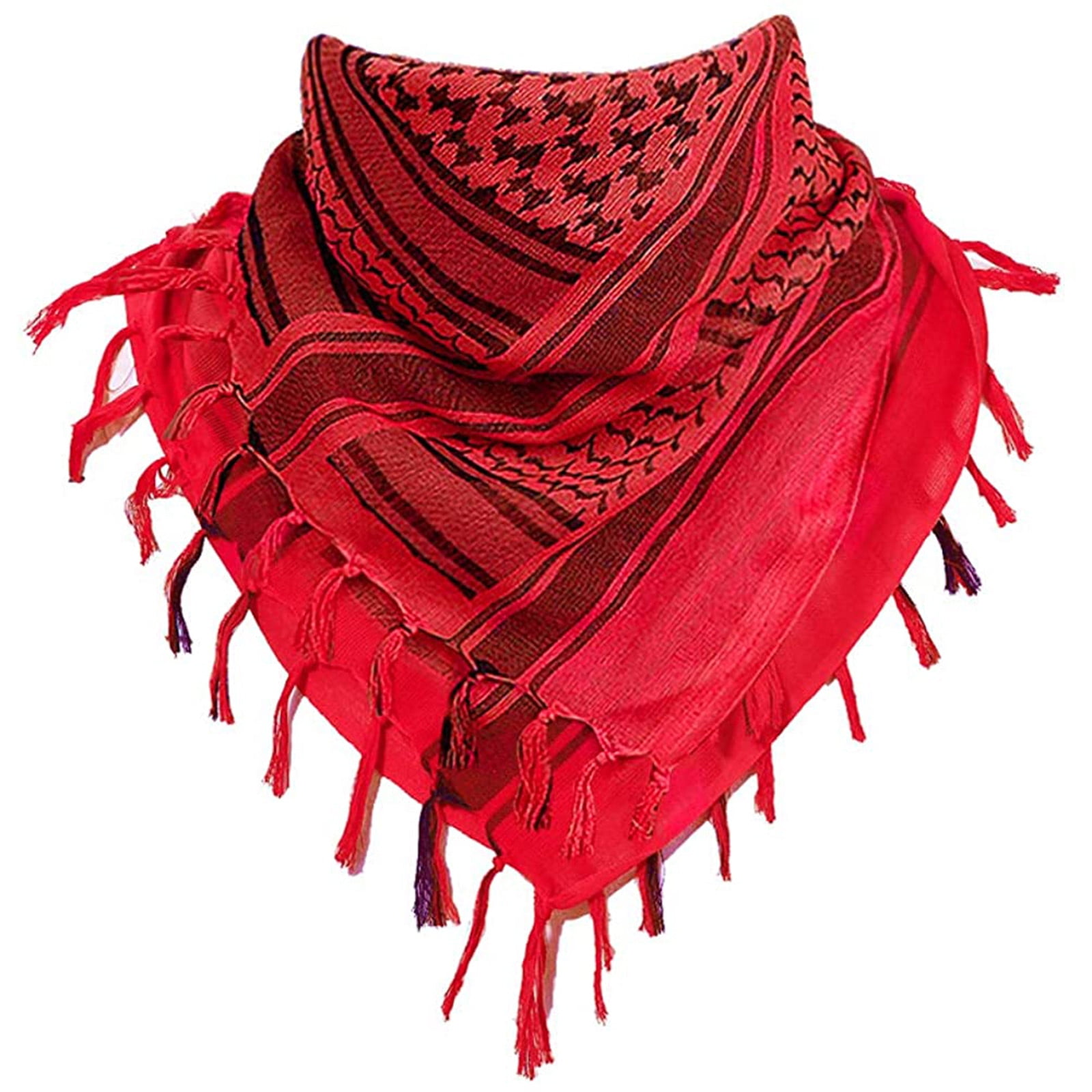 Yubnlvae Scarf Unisex Arab Scarf Military Keffiyeh Cotton Desert ...