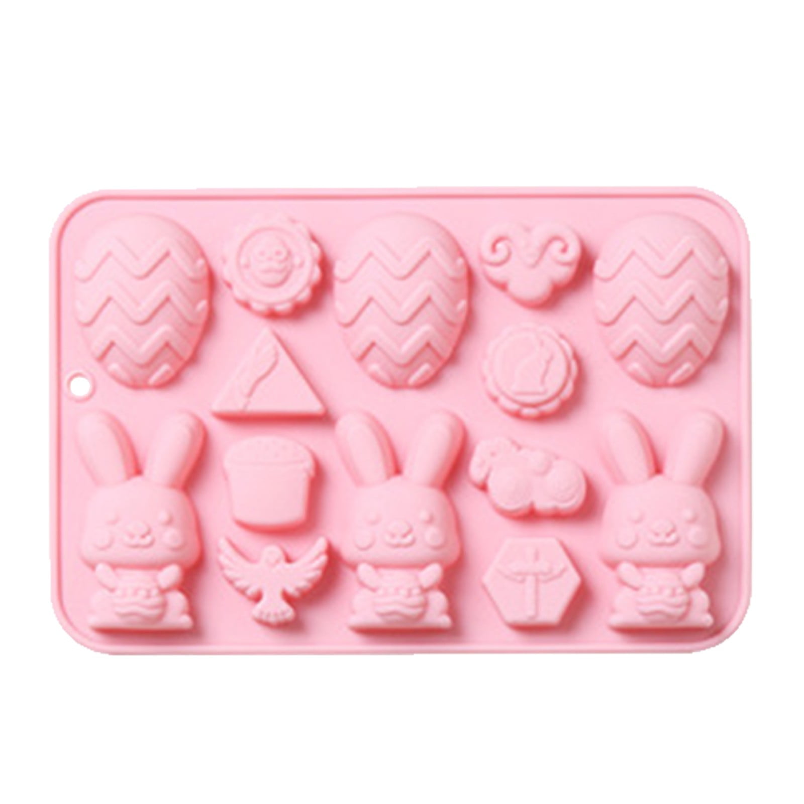 Yubnlvae Silicone Molds Cute Bunny And Easter Eggs Cake Molds Chocolate ...