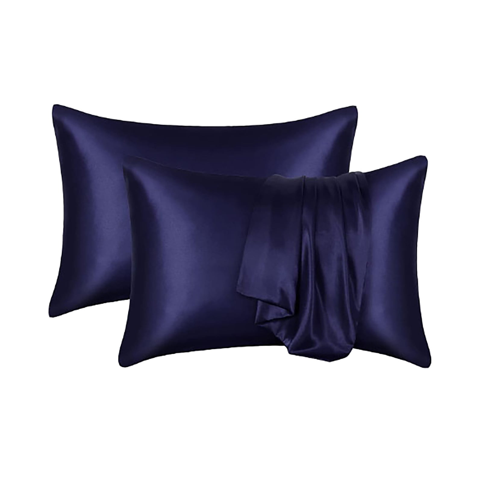 Yubnlvae Silk Pillow Cases 2 Pack Satin Queen Silk Pillowcase for Hair ...