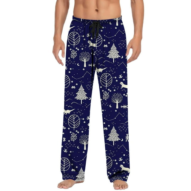 Yubnlvae Stay Stylish And Cozy Mens Christmas Pajama Pants With