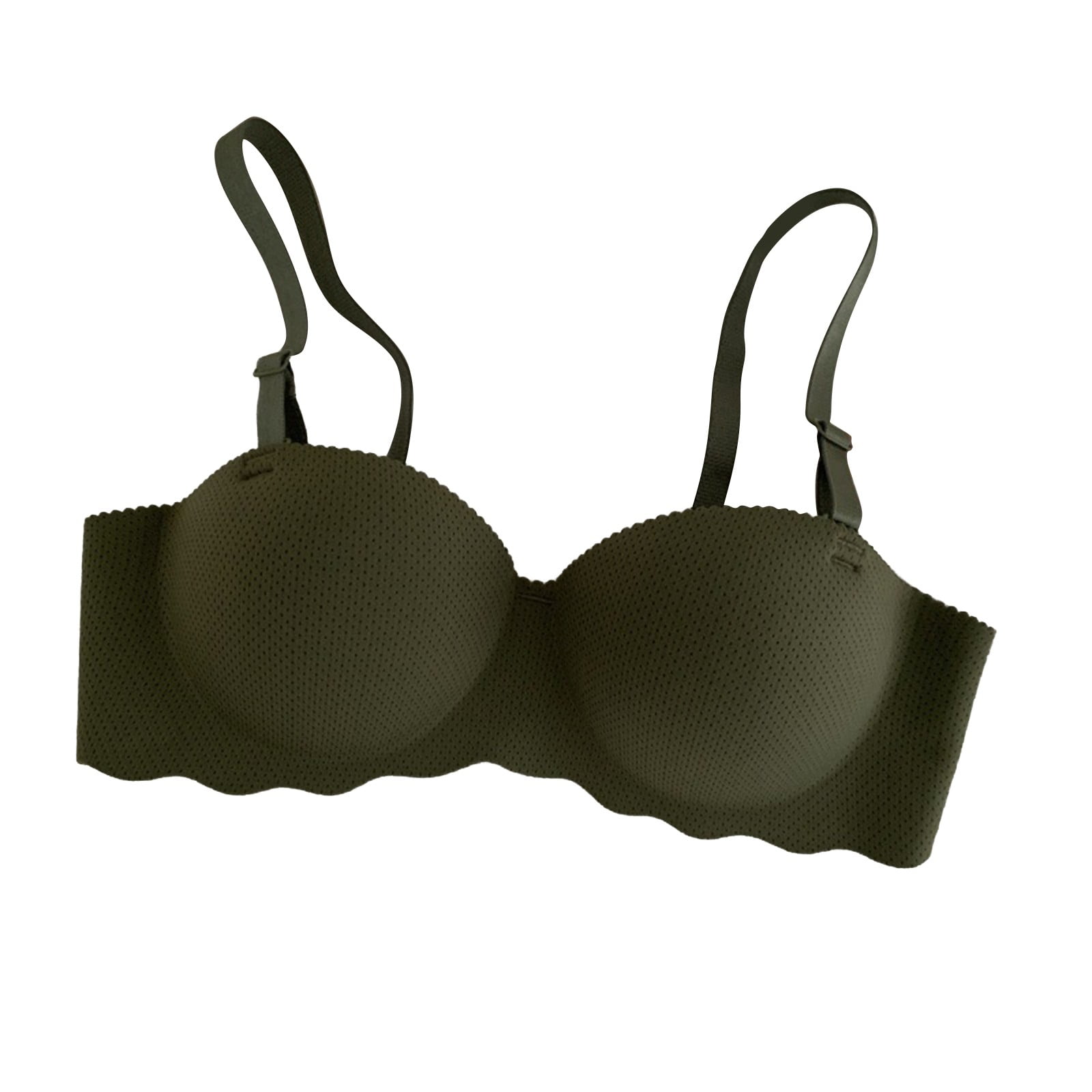 Yubnlvae Sticky Bra ( Army Green A,B,C,D ) Super Gather Bra Soft ...