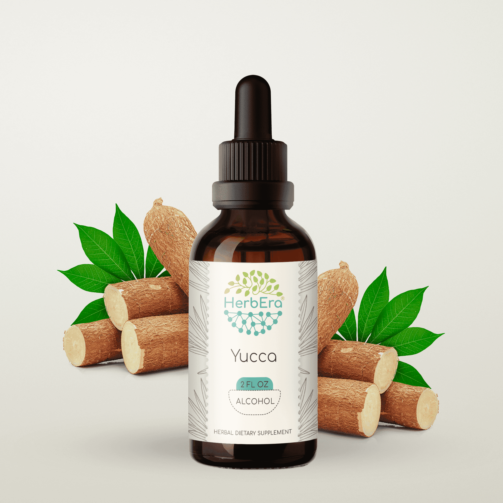 HerbEra Yucca Tincture, Herbal Dietary Supplement for Joint Health ...