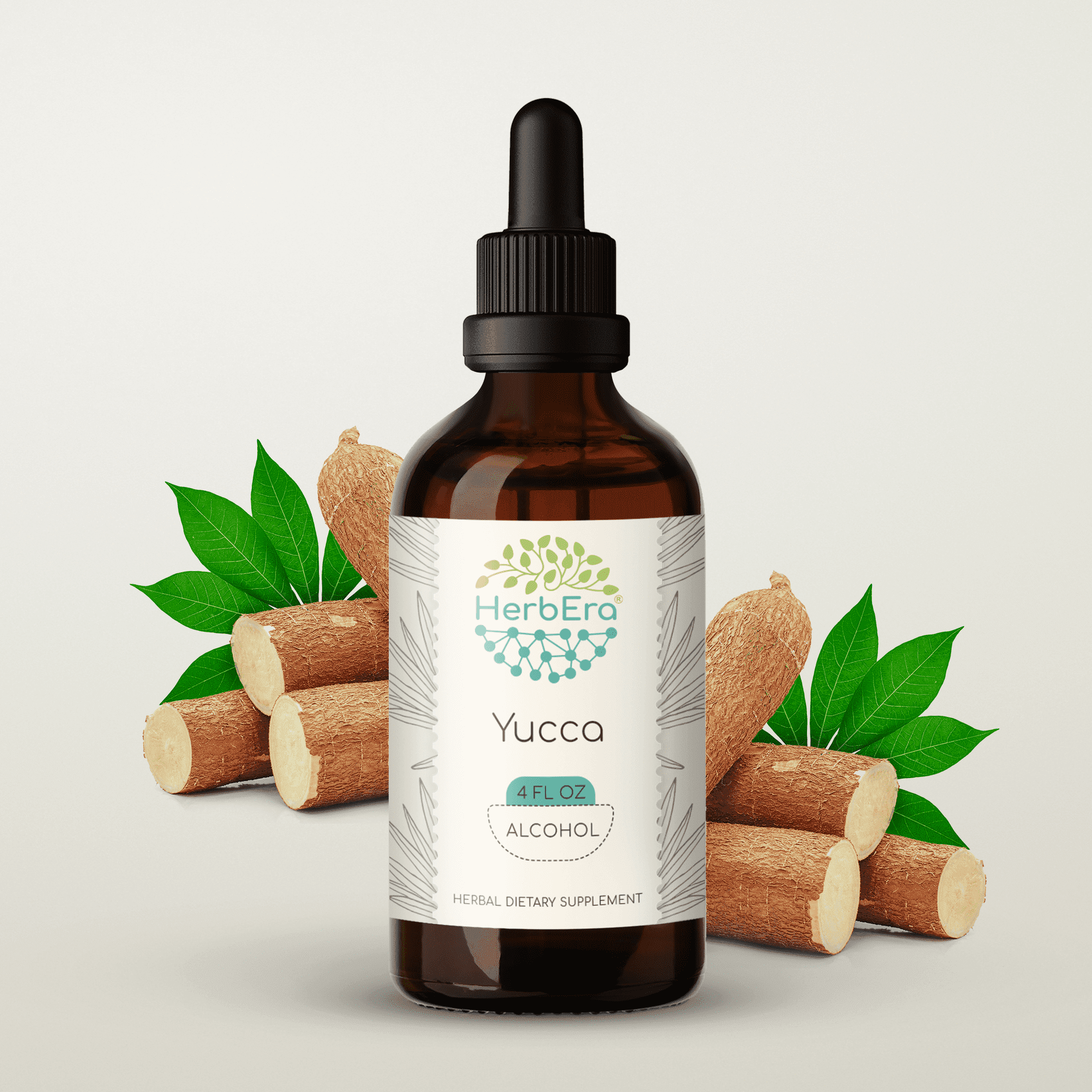 HerbEra Yucca Tincture, Herbal Dietary Supplement for Joint Health ...