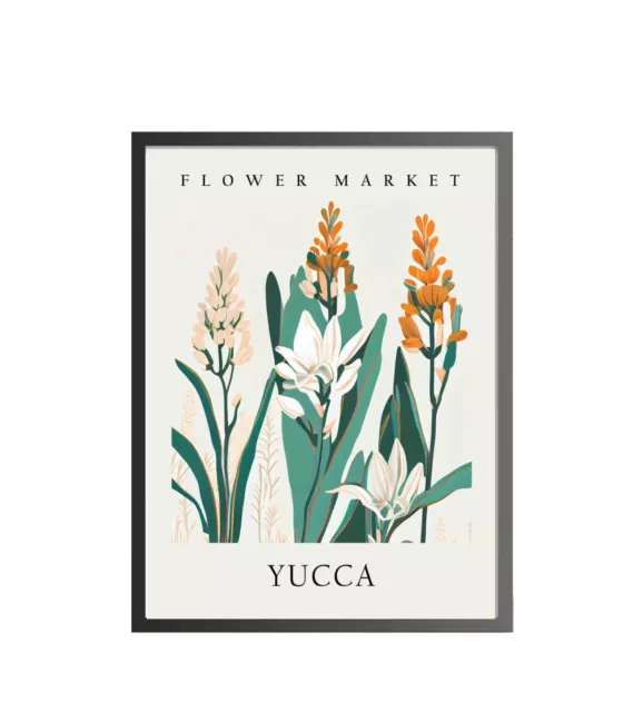 Yucca Flower Photo Art Print Poster Wall Art Painting NO FRAMED POSTER ...