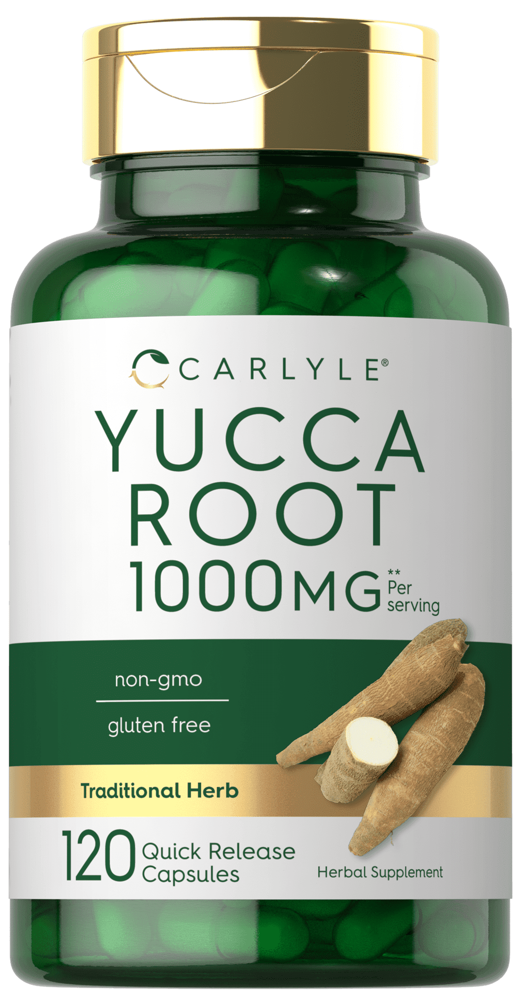 Yucca Root Extract 1000mg | 120 Capsules for Men and Women | by Carlyle ...