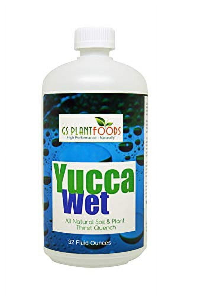 Yucca Wet, Liquid Yucca Extract- Organic surfactant 1 Quart Concentrate ...