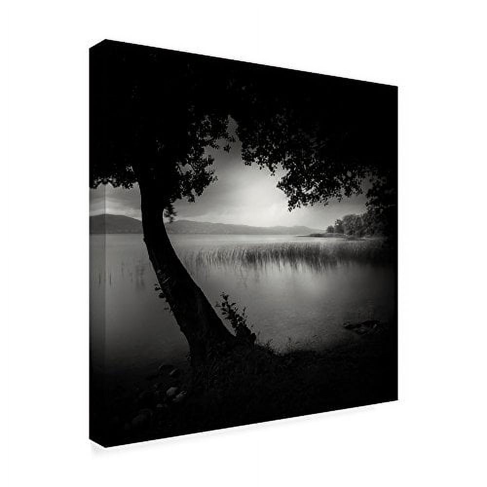 Yucel Basoglu 'Lake Silhouette' Canvas Art - Walmart.com