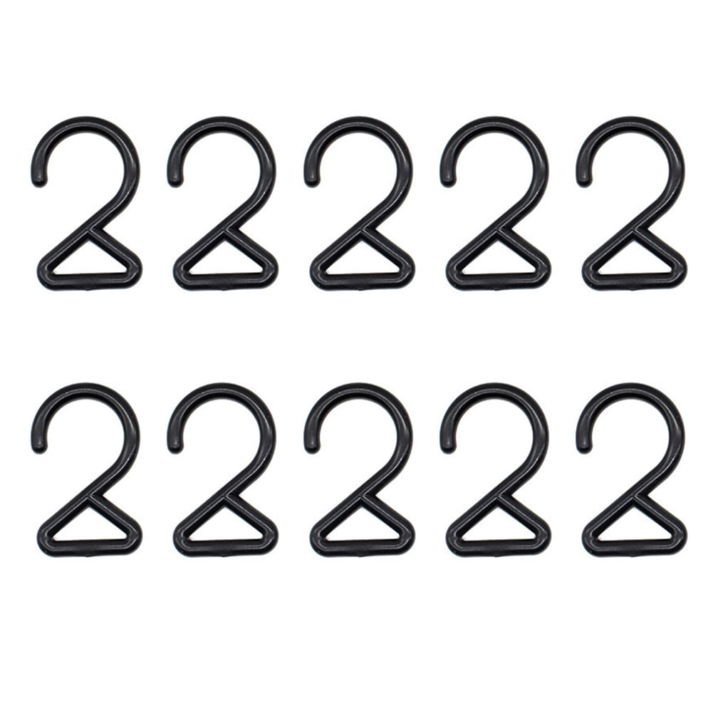 Yucurem 10 Pcs Z-Shaped Storage Hook, Outdoor Hanging Hook for Outdoor ...