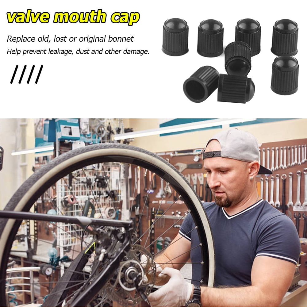 Yucurem 10x Car Bicycle Tire Valve Caps Plastic Valve Stem Dust Caps ...