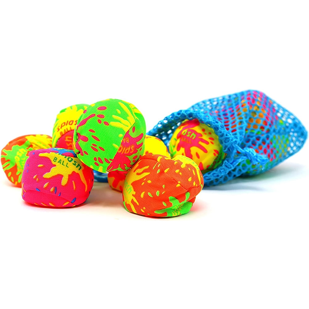 Yucurem 12 Pcs Splash Balls Supplies, Water Bomb Ball Toy for Pool ...