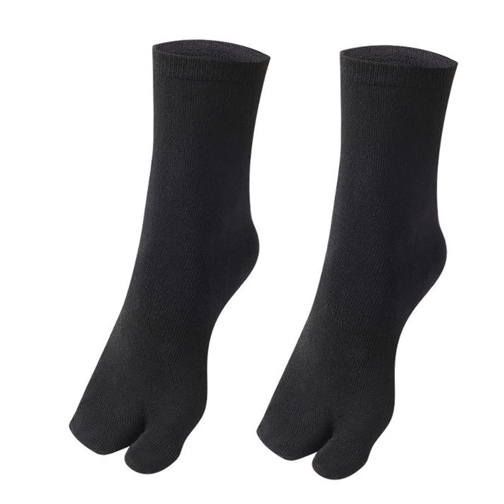 Yucurem 2 Pairs Unisex Clog Socks Washable Toe Separation Socks for ...
