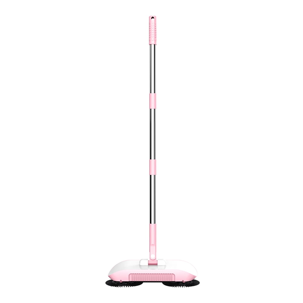 Yucurem 2 in 1 Spinning Hand Push Sweeper for All Types of Floors(Light ...
