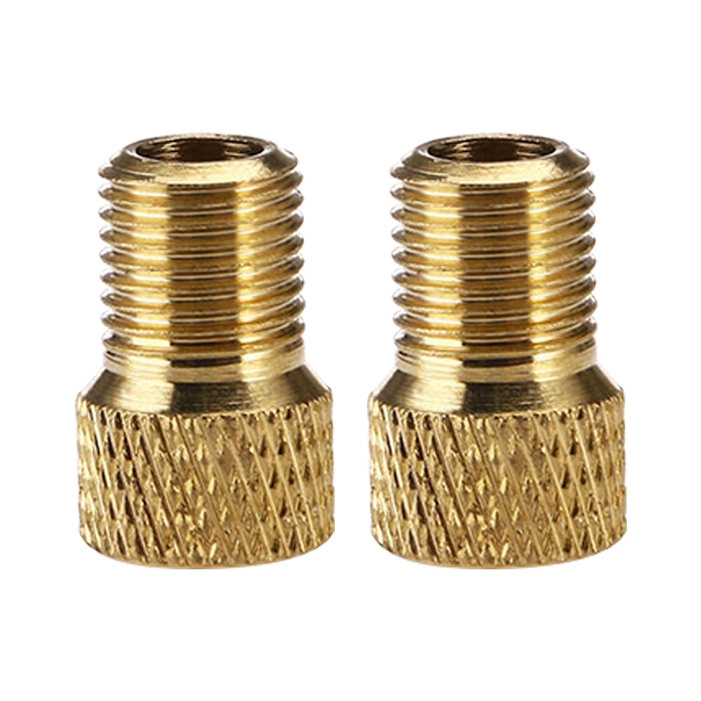 Yucurem 2x Presta to Schrader Bike Valve Adapters Bicycle Pump Gas ...