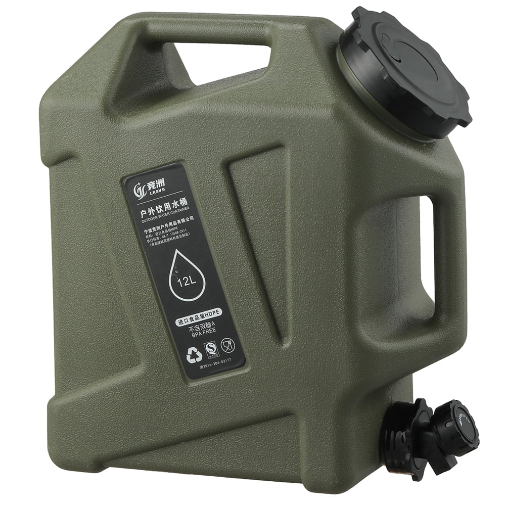 Yucurem 3.2 Gallon Camping Water Tank Jug, No Leakage Water Tank with ...