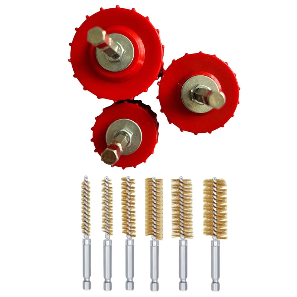 Yucurem 3/4-Inch Copper Pipe Cleaner W/stainless Steel Wire Bristles ...