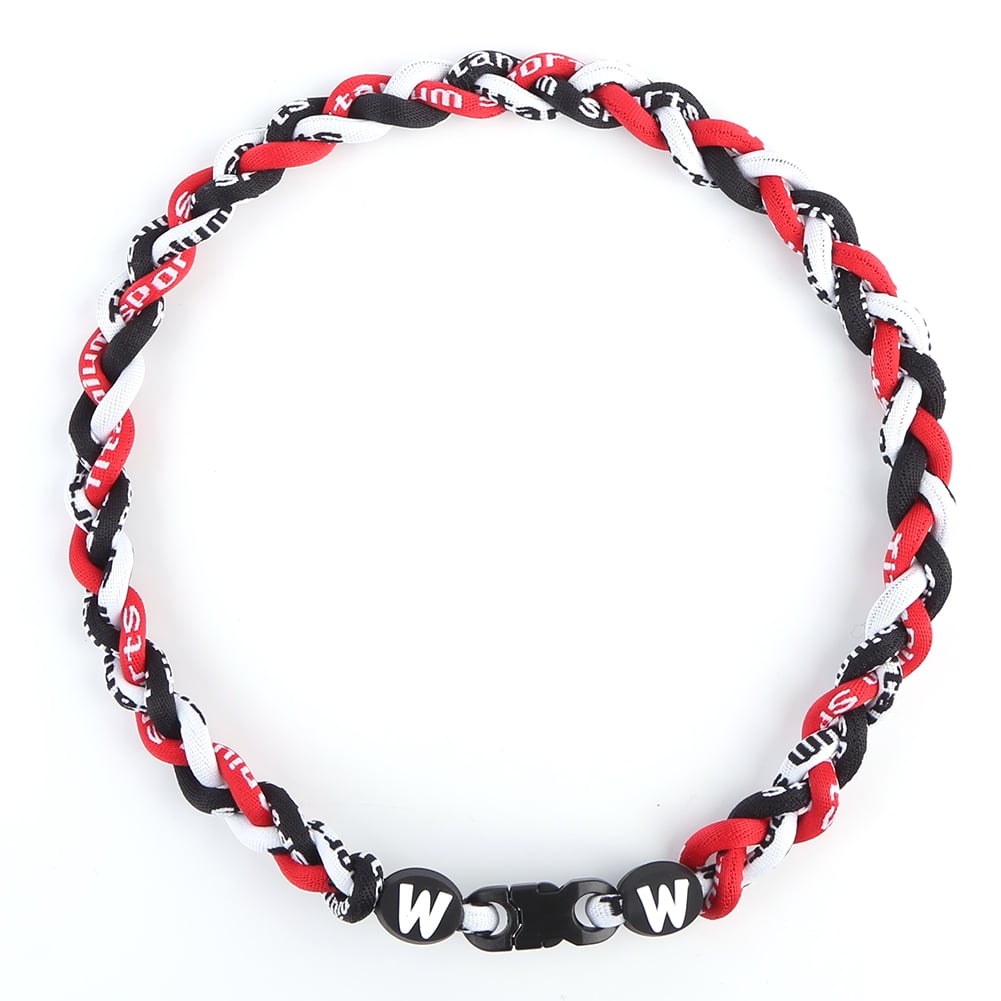 Yucurem 3 Braided Rope Necklace Sports Necklace Baseball Necklace 3 ...