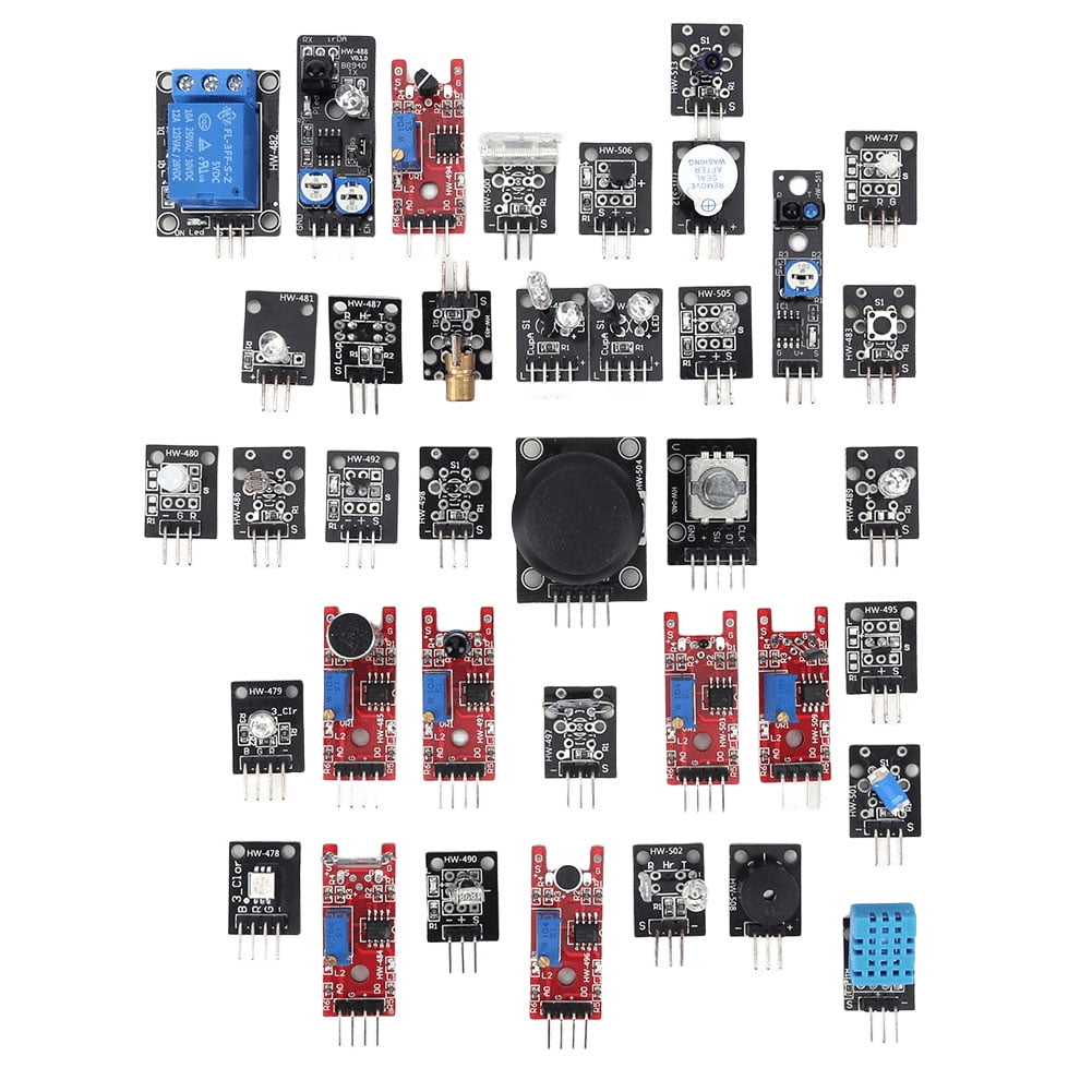 Yucurem 37 in 1 Sensor Kits Contain RGB Joystick Starters Sensor Kit for Arduino (bag) - Walmart.com