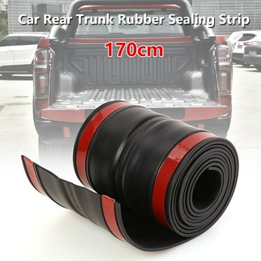 Yucurem 67x4 inch Rubber Pickup Truck Bed Tailgate Gap Cover Filler ...