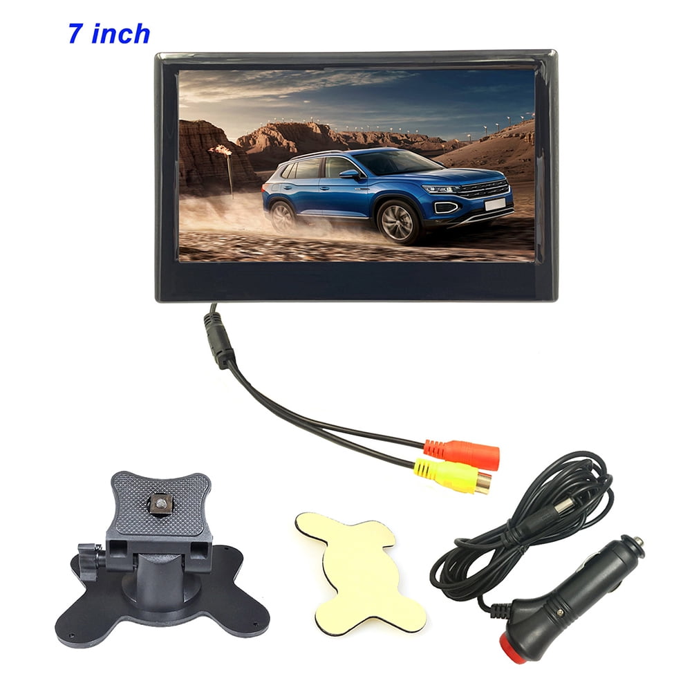 Yucurem 7 Inch Universal Car Monitor Safe Parking HD Screen Car Monitor ...